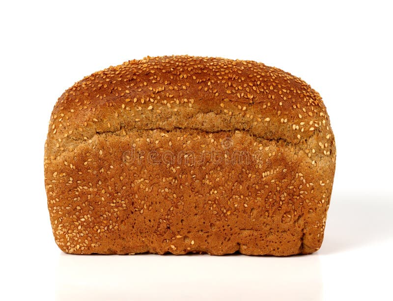 Bread with sesame stock image. Image of healthy, crunchy - 9953273