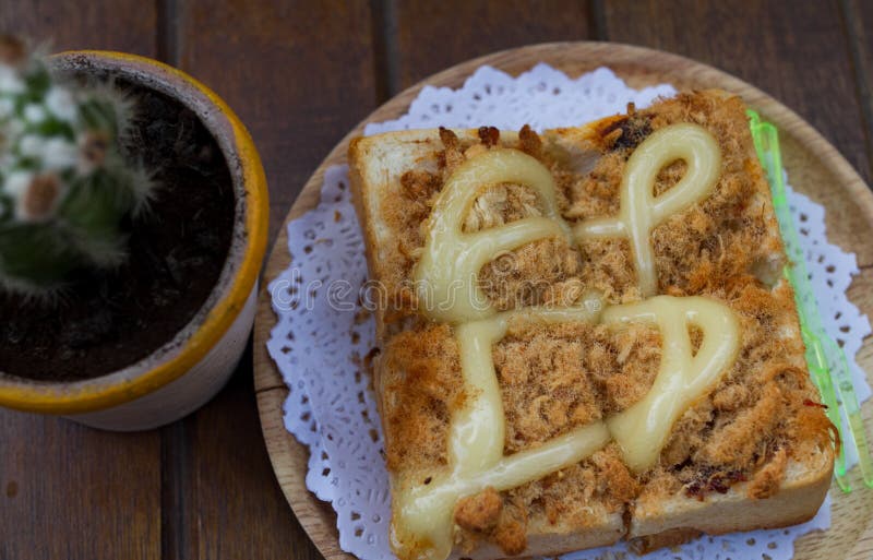 A Bread shredded. stock image. Image of meat, lunch, white - 67193353