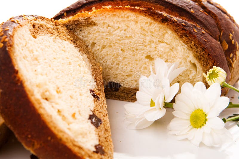 Bread slice stock photo. Image of wheat, yellow, isolated - 12207008