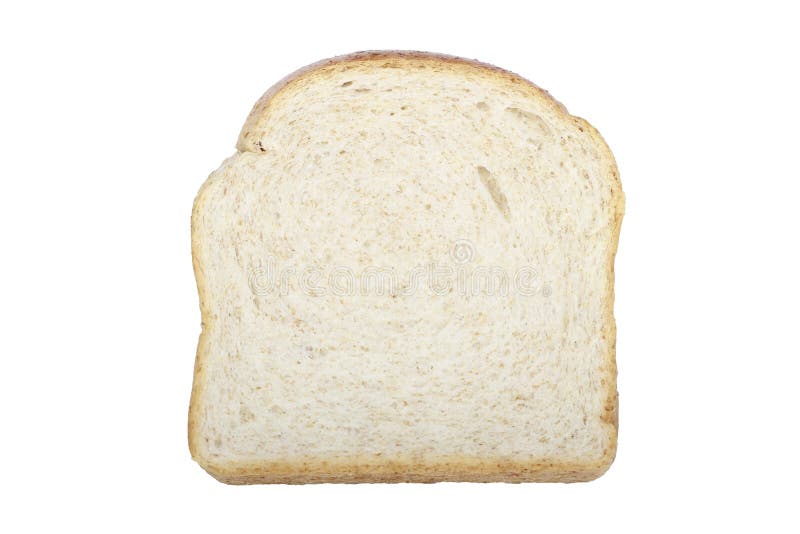 Bread Slice stock photo. Image of isolated, brown, bread - 19583880