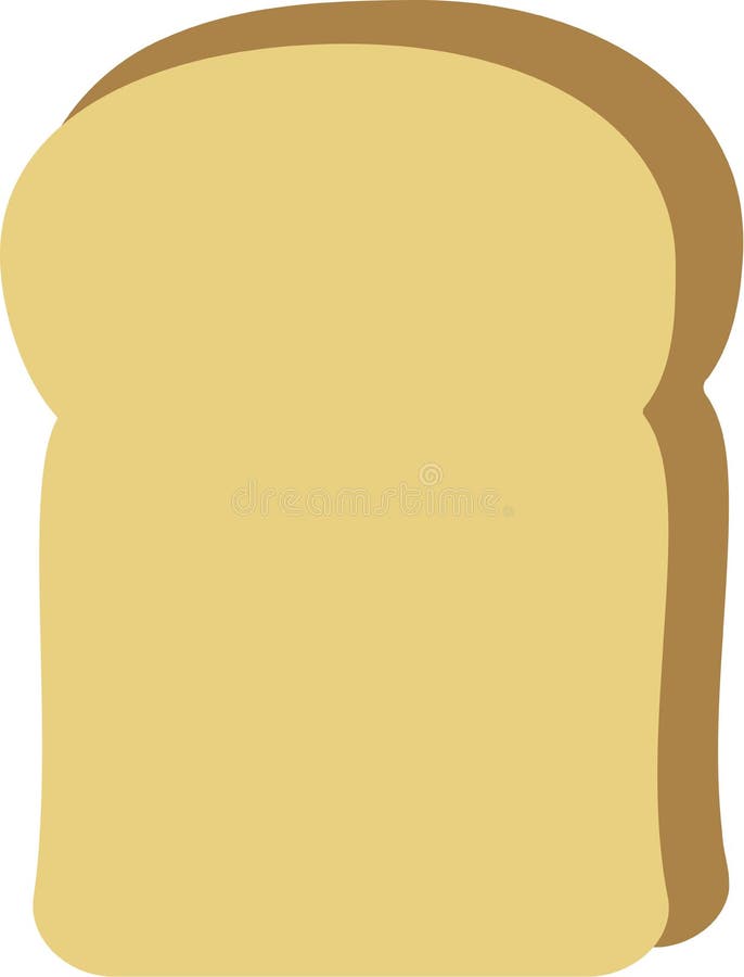 Bread slice icon stock vector. Illustration of pictogram - 107157870