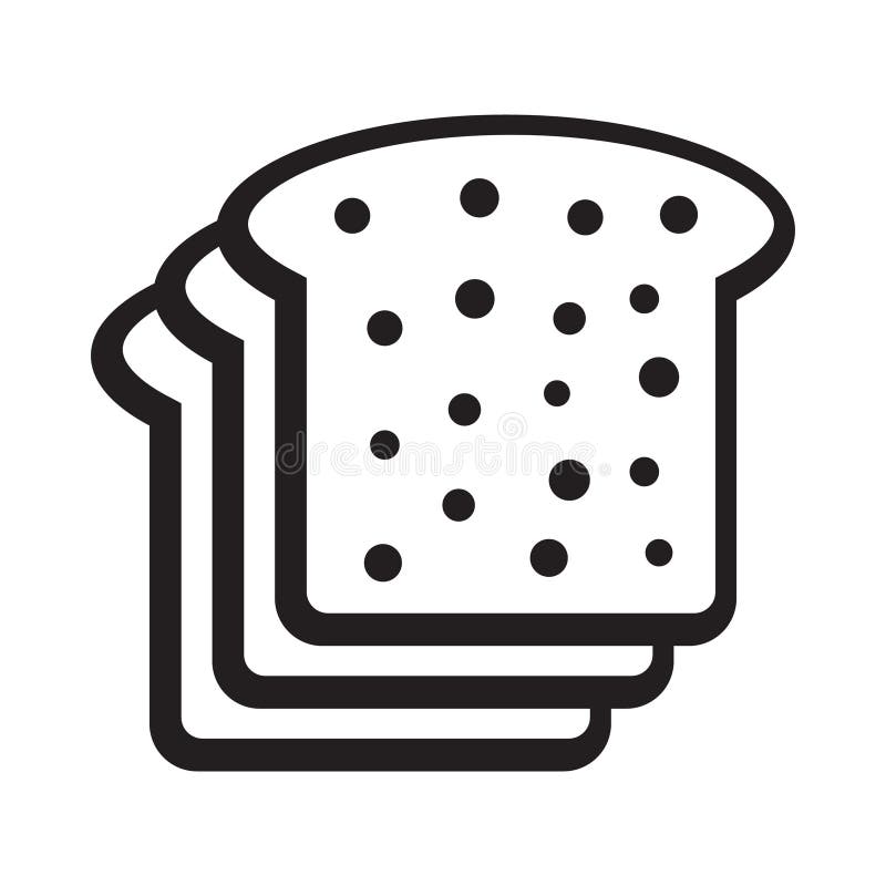 Bread Slice Icon. Bread Slices Icon Stock Vector - Illustration of icon ...