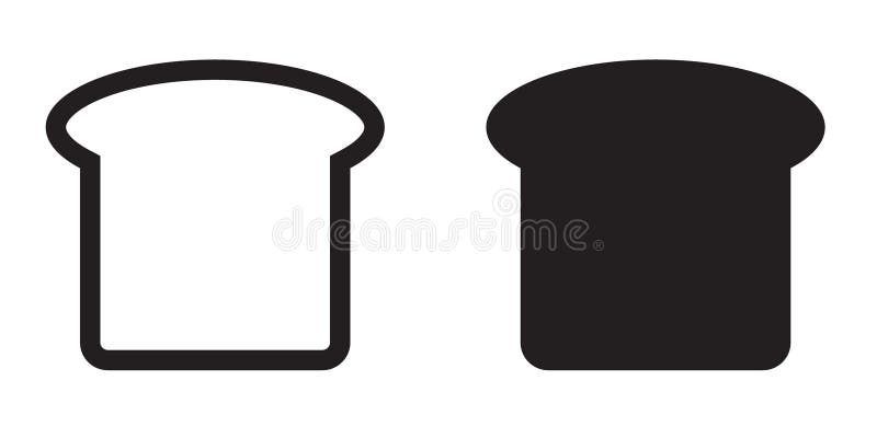 Bread Slice Icon. Bread Slices Icon Stock Vector - Illustration of ...