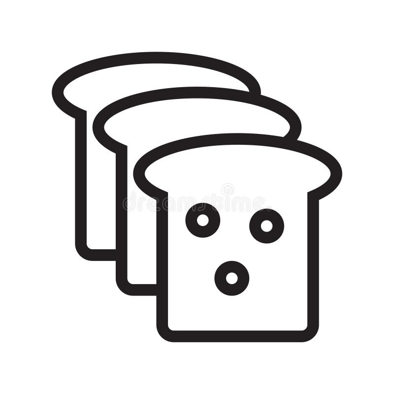 Bread Slice Line Art Stock Illustrations – 3,257 Bread Slice Line Art ...