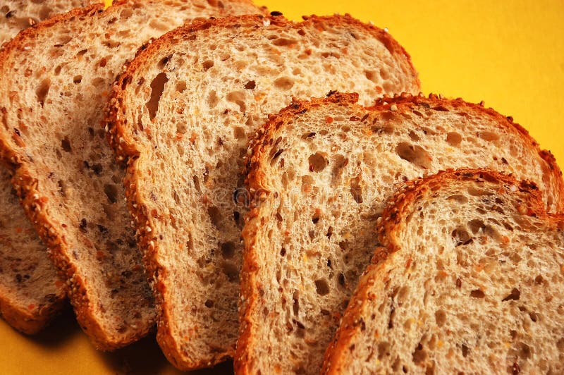 Bread slices stock image. Image of brown, bread, sandwich - 8276451
