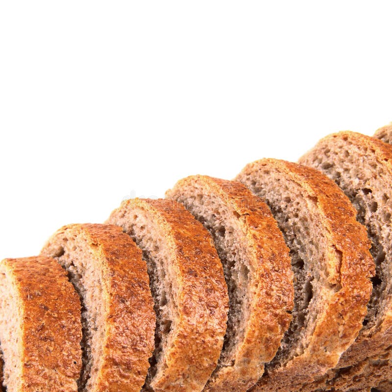 Bread slices with chunk stock photo. Image of backed - 75795896