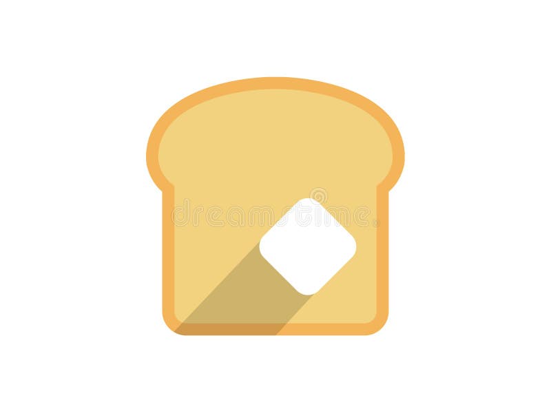 Bread Vector Icon Sign Symbol Stock Vector - Illustration of isolated ...