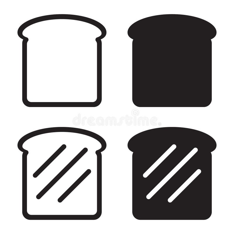 Bread slices icon. stock vector. Illustration of wheat - 327617713