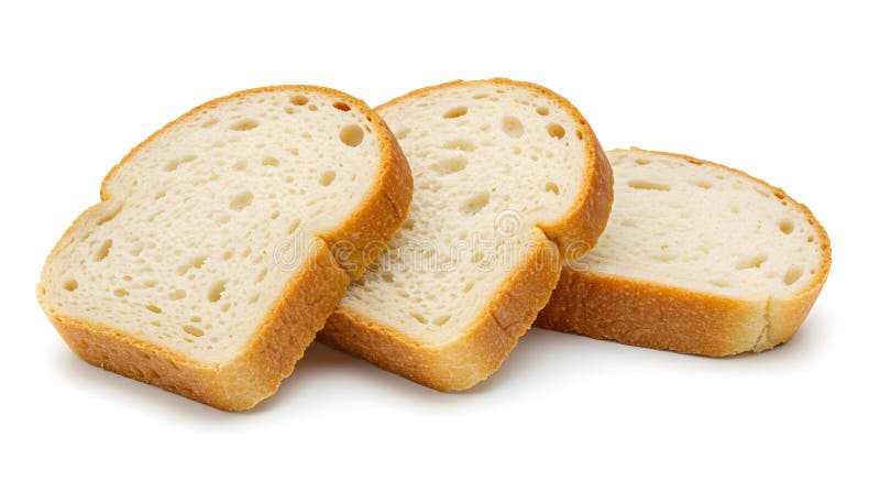 Bread slices isolated stock photo. Image of breakfast - 361352060