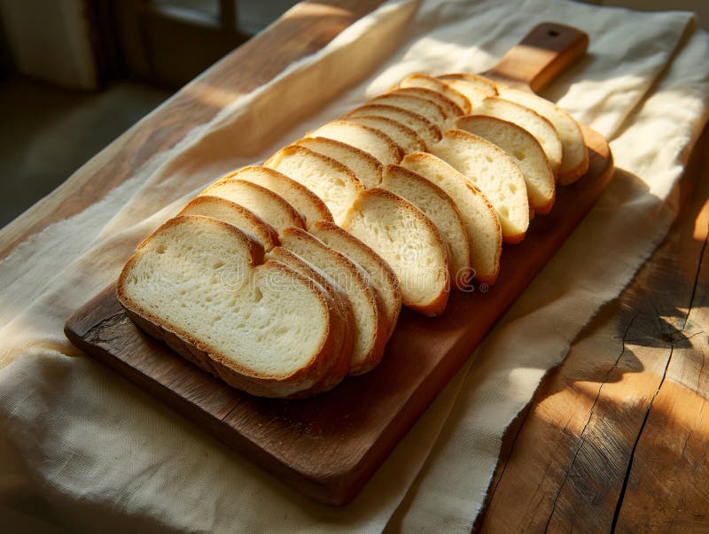 Bread Slices. Small Bakery Concept Stock Illustration - Illustration of ...