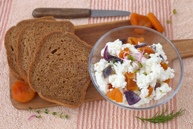 Bread spread stock photo. Image of cheese, bread, apricot - 112924146