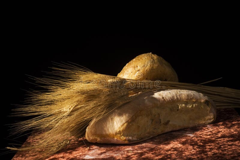 Bread and wheat stock image. Image of nutrients, baking - 369461