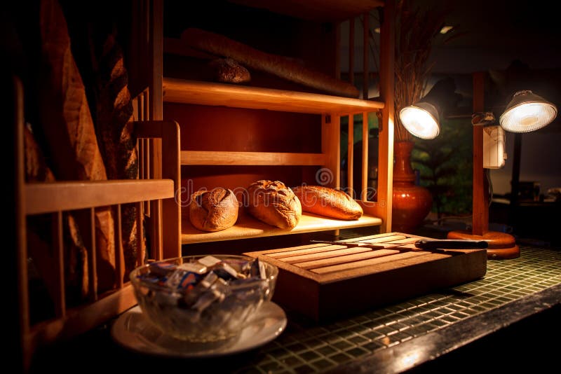 Bread station stock image. Image of bread, eating, brown - 29101509