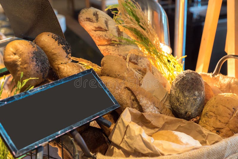 Bread Bar Station Buffet Catering, Close-up Assortment of Fresh Pastry ...