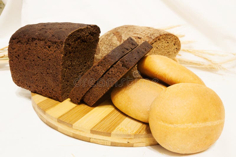 The bread on the table stock image. Image of grains, healthy - 67760615
