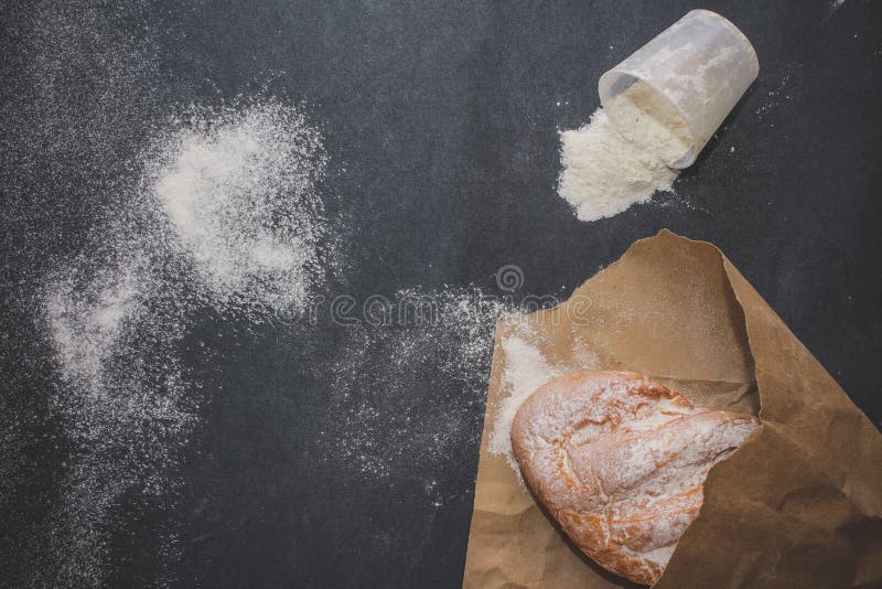 Bread on the Table Just from the Stove. Stock Image - Image of fresh ...