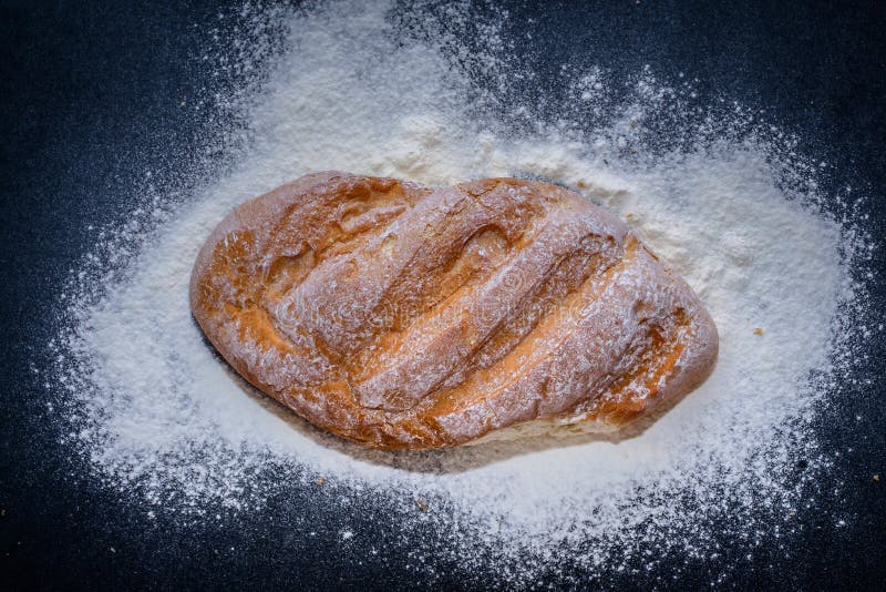 Bread on the Table Just from the Stove. Stock Photo - Image of food ...