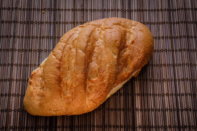 Bread on the Table Just from the Stove. Stock Photo - Image of cutting ...