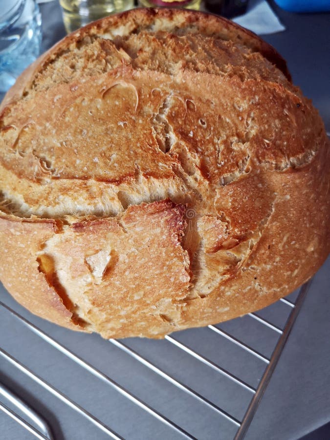 Bread on table stock photo. Image of cereal, healthy - 198456744