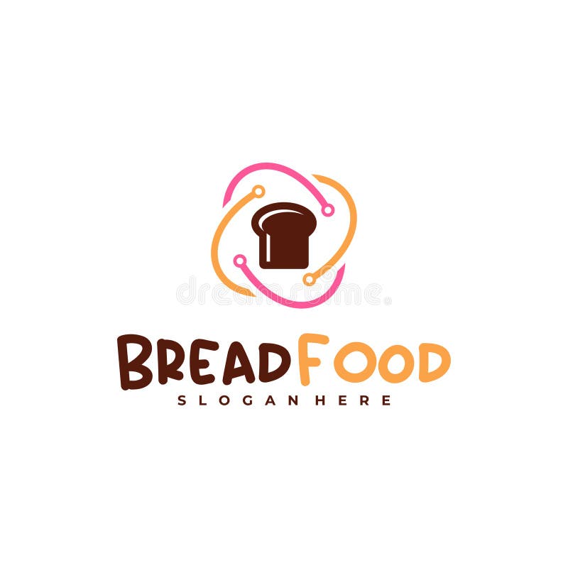 Bread Tech Logo Vector Template, Creative Tech Bread Logo Design ...
