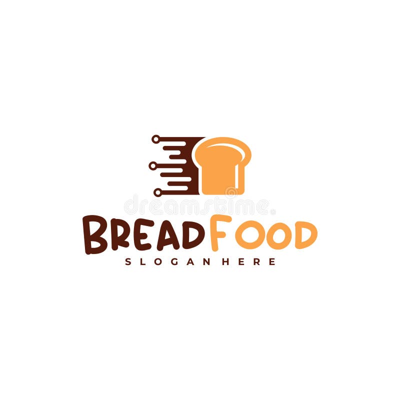 Bread Tech Logo Vector Template, Creative Tech Bread Logo Design ...