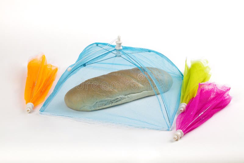 Bread tent mesh stock photo. Image of compact, home, bamboo - 46243690