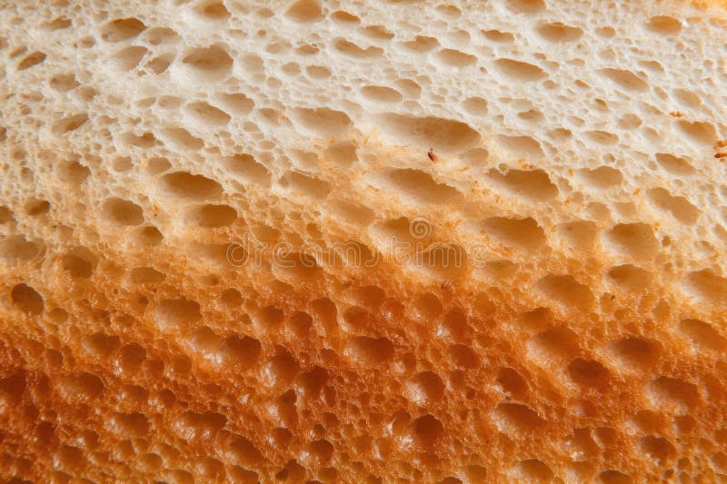 Bread Texture Close-up after Sandwich Has Been Pressed Stock ...