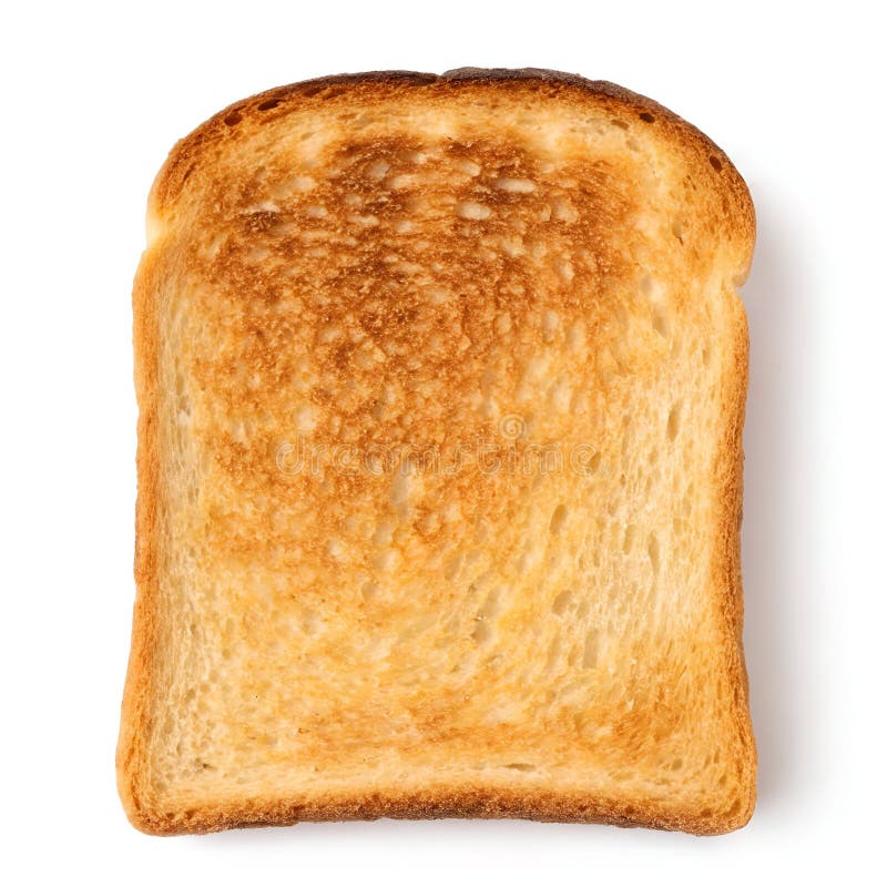 Bread Toast Front View Full Length Stock Illustration - Illustration of ...