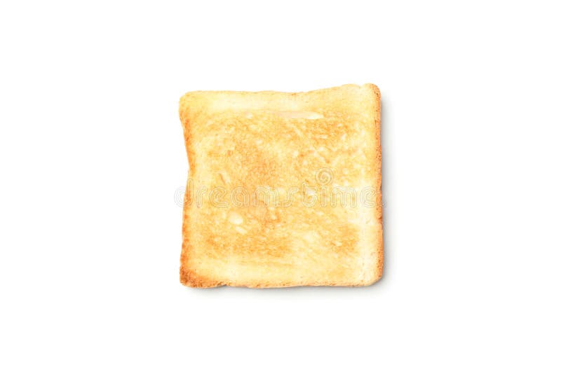 Bread Toast Isolated on White Background Stock Image - Image of dinner ...