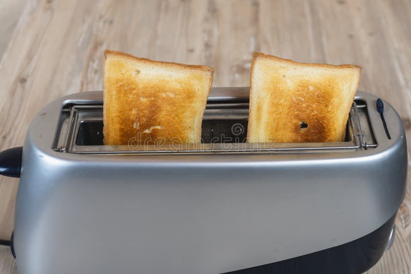 Bread Toaster Wooden Desk Kitchenware Stock Photos - Free & Royalty ...