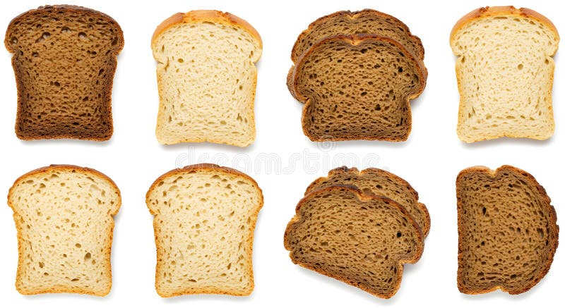 Bread variety isolated stock image. Image of sandwich - 361352187