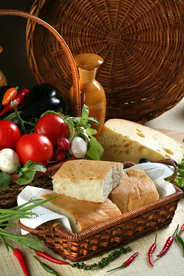 Bread and vegetables stock image. Image of nutritious - 36110329