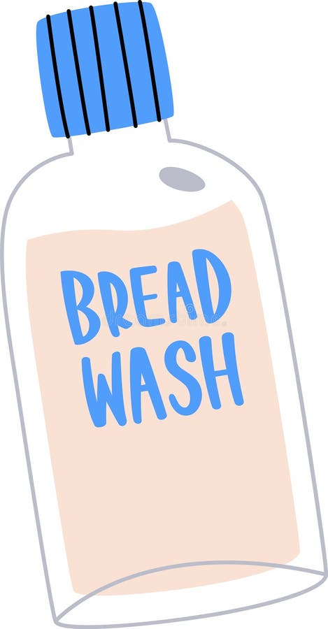 Bread Wash Bottle stock vector. Illustration of vector - 300544619