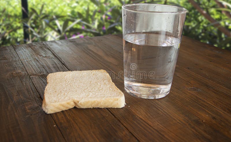 Fasting For Bread And Water Stock Image - Image of crystal, praying ...