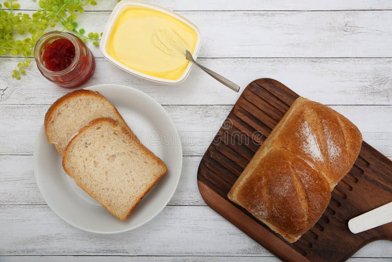 The Bread Which I Baked with a Big Rectangular Box-shaped Model Stock ...