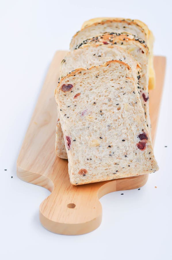 Bread , Whole Wheat Bread or Nut Bread or Loaf of Bread or Cut Bread ...