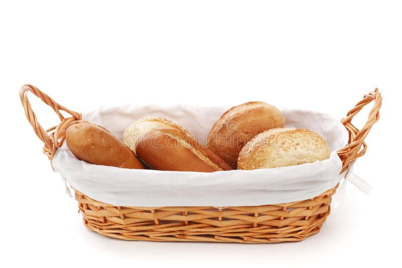 Basket of bread stock image. Image of gastronomy, delicious - 1766189