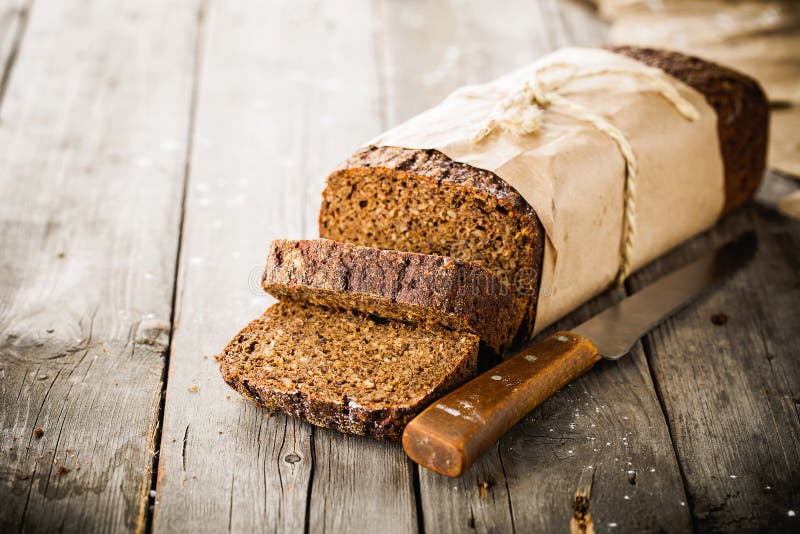 Bread wrapped in paper stock image. Image of bake, bakery - 47929673