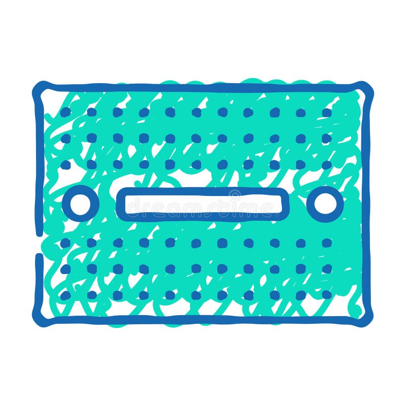 Breadboard Prototyping Electronics Icon Doodle Illustration Stock ... Breadboard Prototyping Electronics Icon Doodle Illustration Stock ...