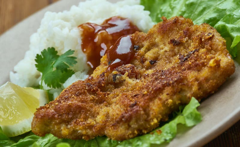 Breaded Beef Steak stock photo. Image of breaded, vienna - 114637566