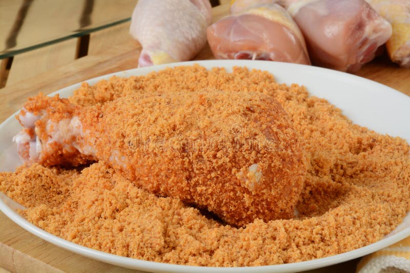 Breaded chicken breast stock photo. Image of meat, breasts - 46821528