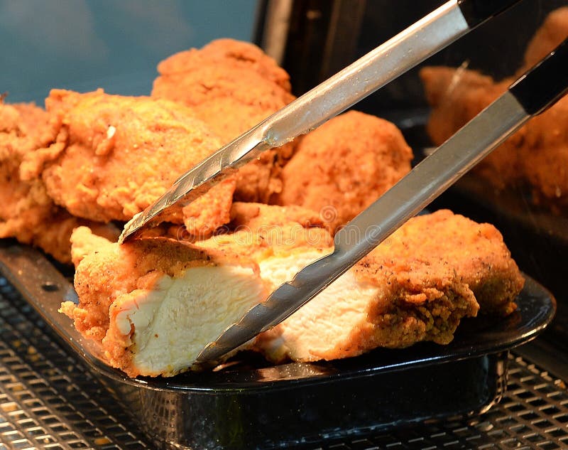 Breaded Chicken stock photo. Image of dinner, battered - 87802654