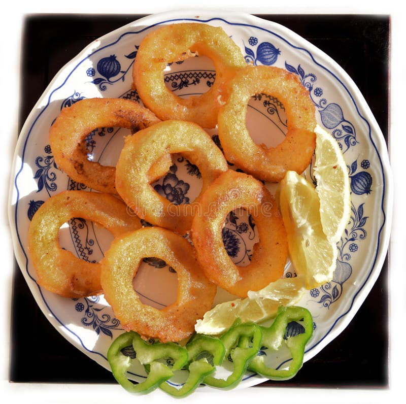Breaded squid stock photo. Image of breaded, food, lunch - 82245260