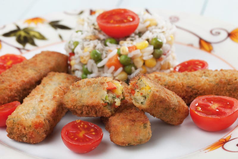 Breaded veggie sticks stock photo. Image of vegetable - 75213066