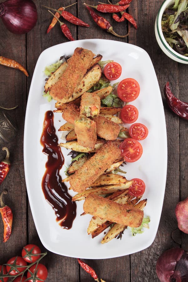 Breaded veggie sticks stock photo. Image of vegetable - 75213066
