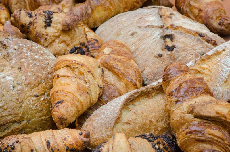 Breads products stock photo. Image of choice, closeup - 43779450