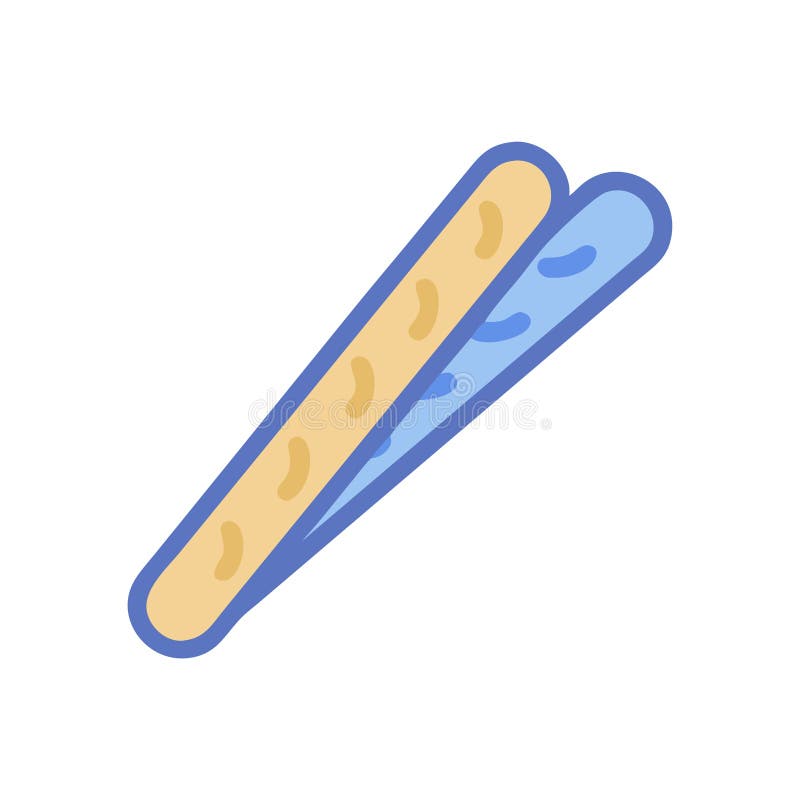 Breadstick Icon for Culinary Delights Stock Illustration - Illustration ...