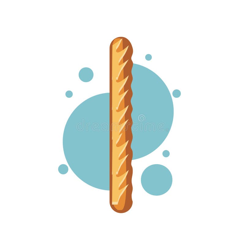 Breadstick stock vector. Illustration of pattern, advertising - 342569299