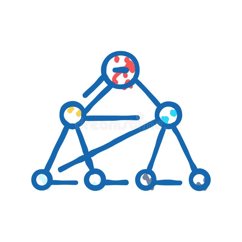 Breadth First Search Bfs Icon Doodle Illustration Stock Illustration ...