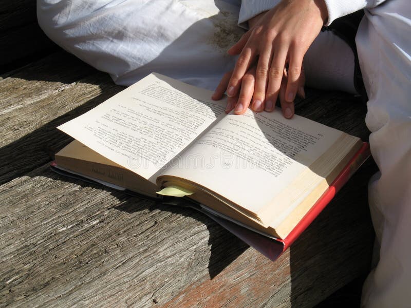 Break with Book stock photo. Image of reading, relaxation - 760966